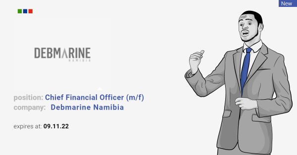 Debmarine Namibia: Chief Financial Officer (m/f), Windhoek - Working.co.na