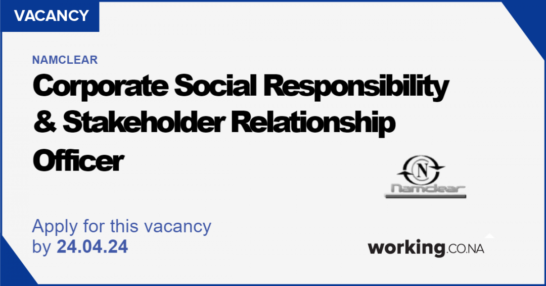 NAMCLEAR: Corporate Social Responsibility & Stakeholder Relationship ...